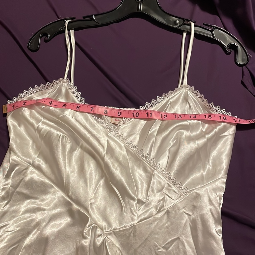 Vintage Pure White Silky Wedding Style Neglige Pinup … Gem